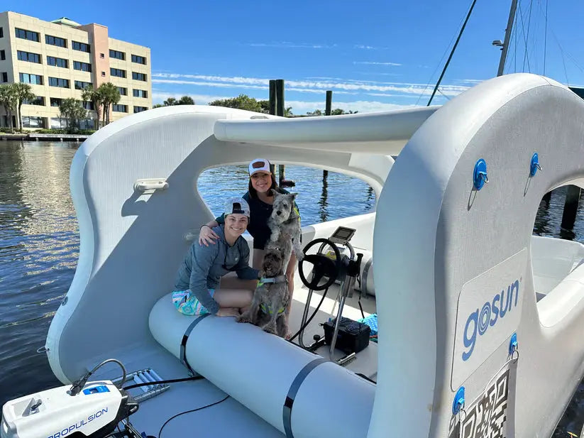 GoSun Elcat Splash Solar-Electric Inflatable Boat - Charged Marine